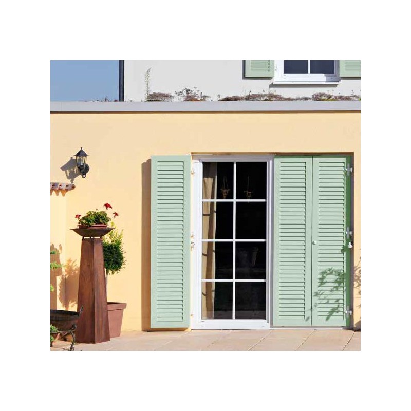 Volet battant Alu persienné Sans pré-cadre - 4 VANTAUX